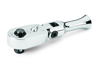 Snap-on 3/8 80-Tands stubby ratel met flexibele snelontgrendelkop (121 ...